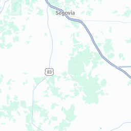 Map of Kerr County Texas