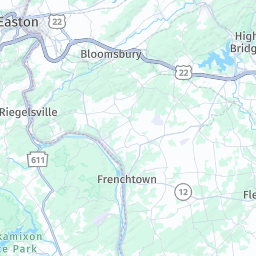 Map of Lehigh County Pennsylvania