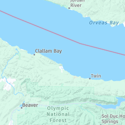 Map of Kitsap County Washington
