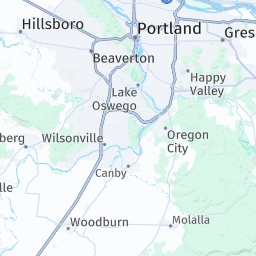 Map of Lincoln County Oregon